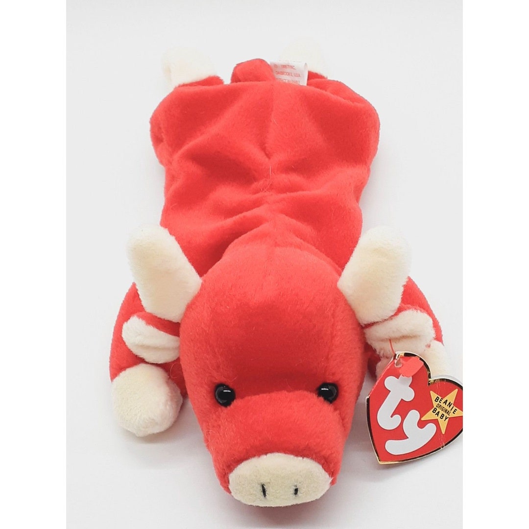 TY Snort the Bull Beanie Baby NEW With 4th Generation Tag Retired 9/15/98 - Etsy