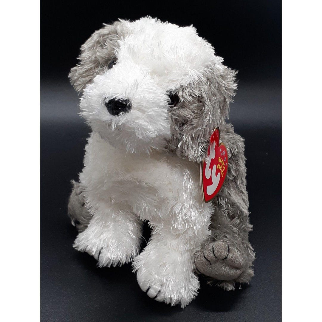 TY HERDER the Sheep Dog Beanie Baby - NEW With Tags - Retired 12/27/02 ...