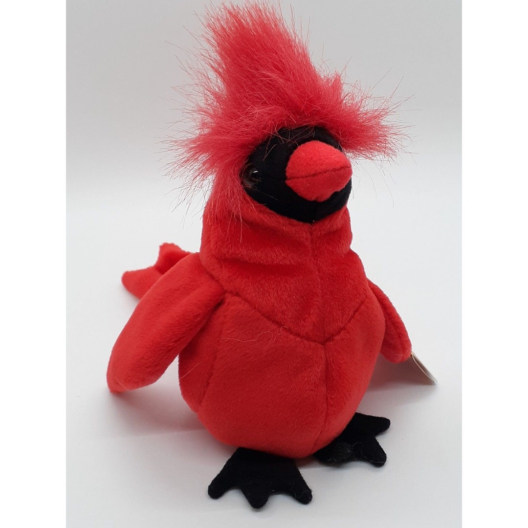 TY Mac the Cardinal Bird Beanie Baby - NEW With Tags - Retired 12/23/99 ...