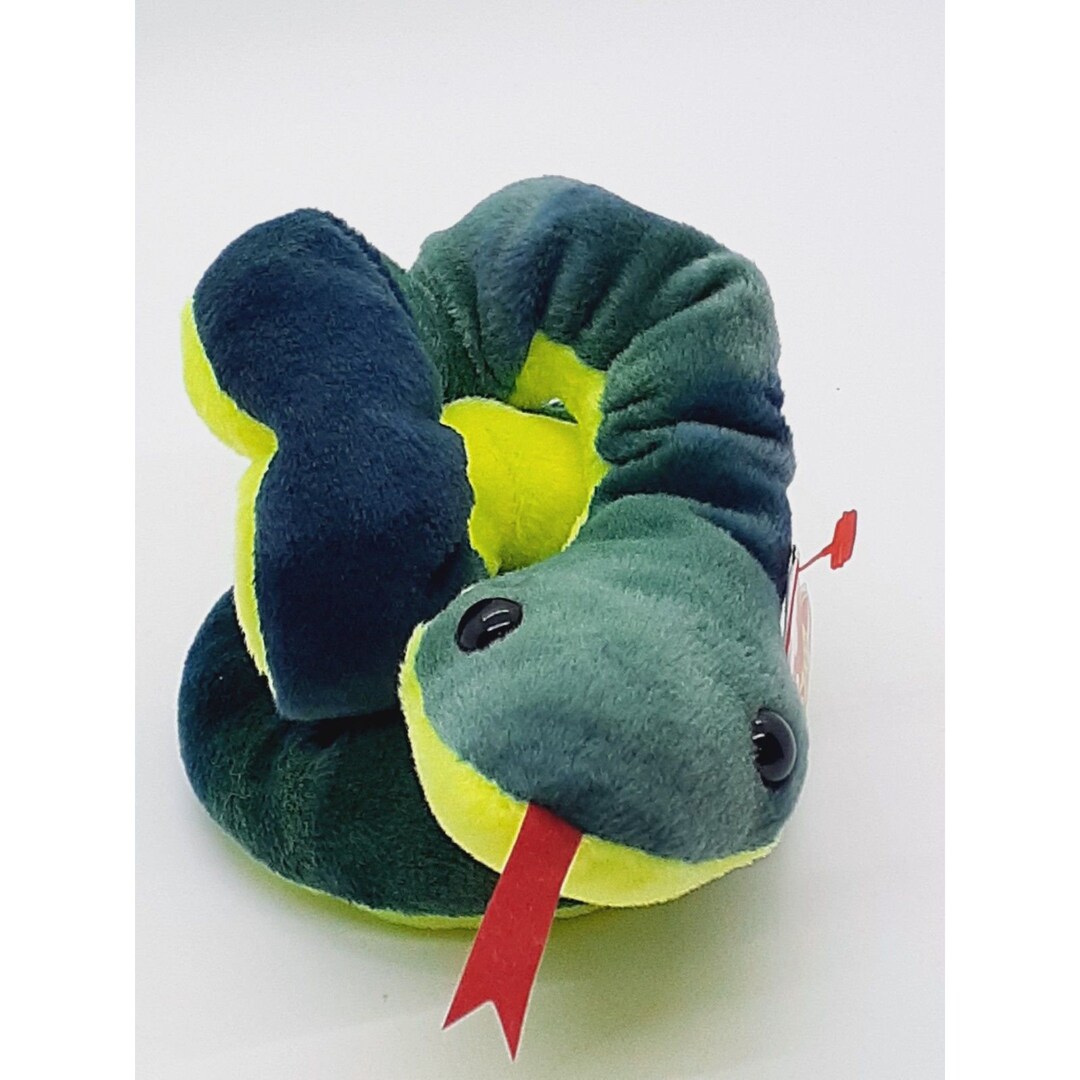 TY Hissy the Snake Beanie Baby - NEW With Tags - Retired 03/31/99 - Etsy