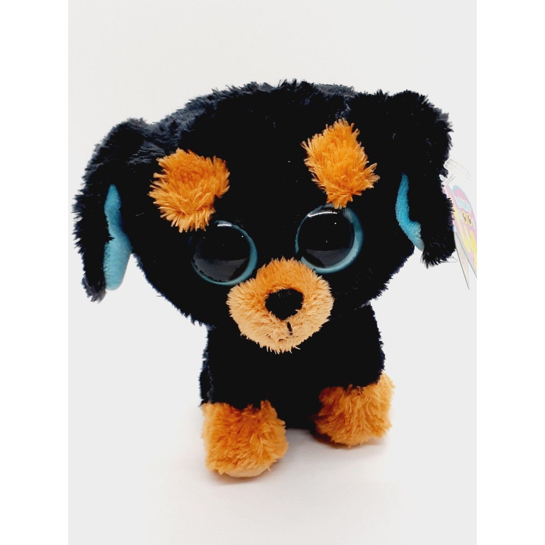 TY "tuffy" the Rottweiler Dog 1st Gen Beanie Boo Baby - Solid Eyes ...