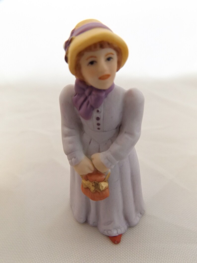 1998 Lefton Colonial Village Collection Figurine Set of 3 Girls ...