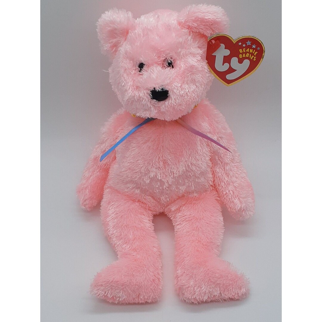 TY Sherbet the Light Pink Bear Beanie Baby - NEW With Tags - Retired 09 ...