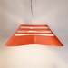 Large Orange Pendant Light, Space Age Lighting, Pop Art - Etsy