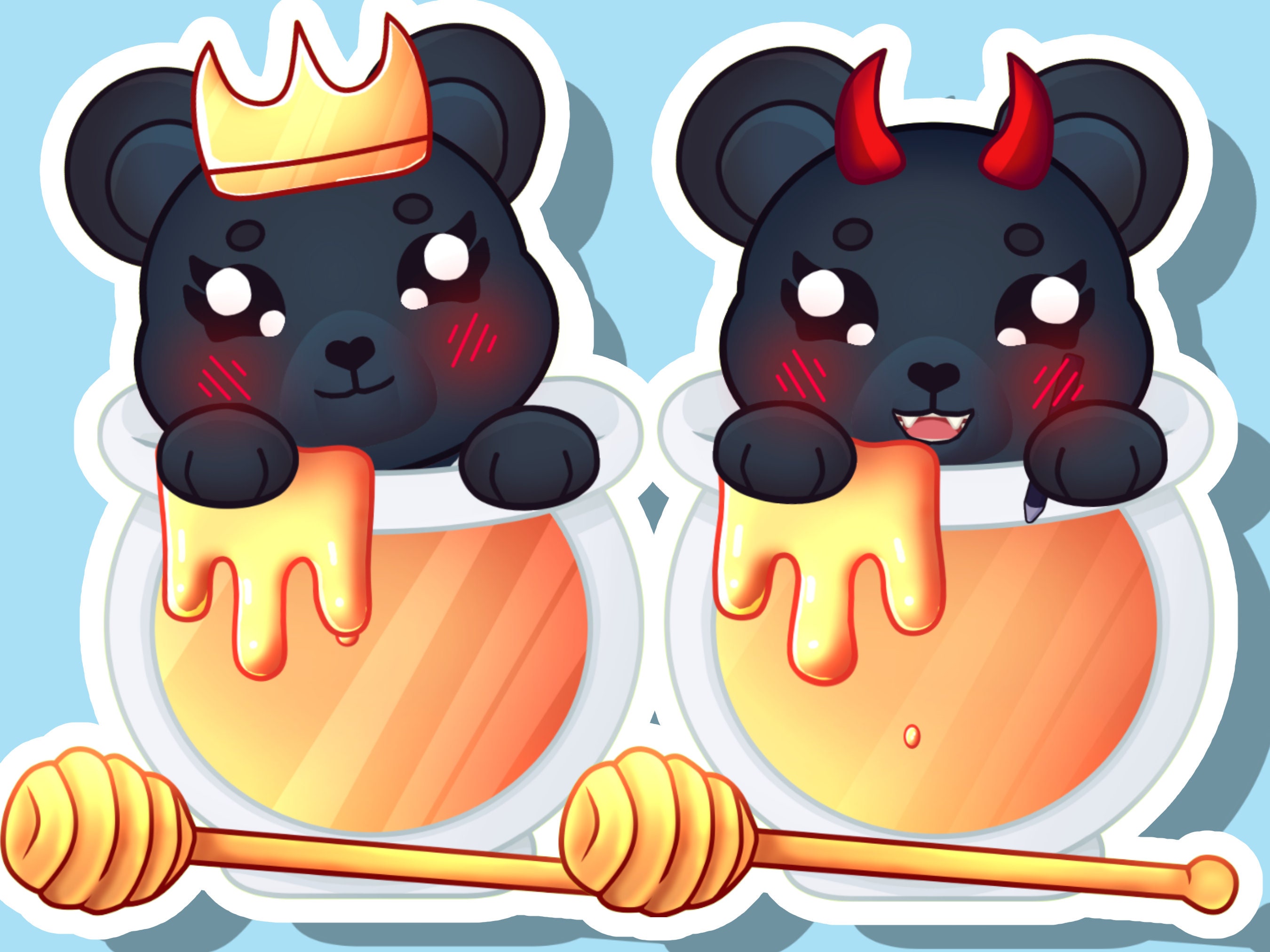 Customizable Vtuber - Brown Bear, Panda, Red Panda, RGB, Polar, Black ...