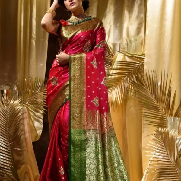 Indian Mother of the Bride Saree - Etsy