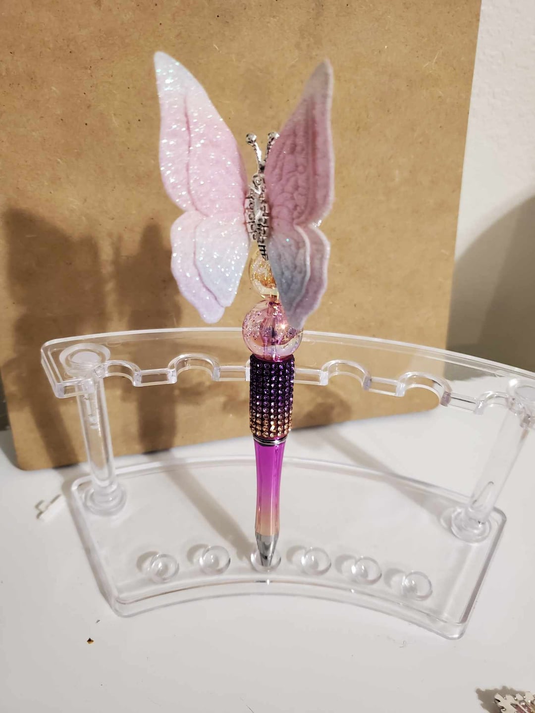 Beaded Butterfly Pen Fluttering Wings - Etsy