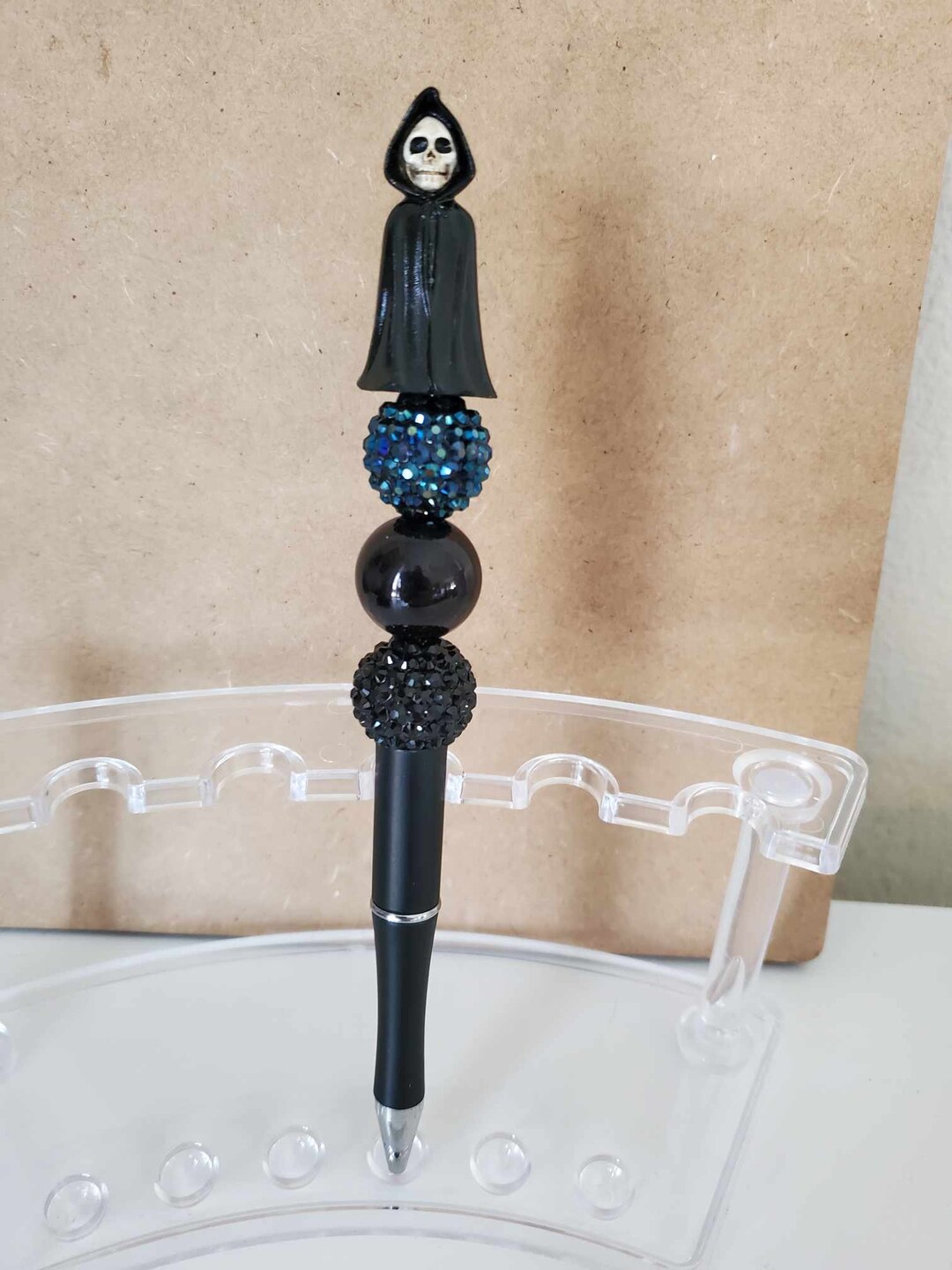 Beaded Grim Reaper Pen - Etsy
