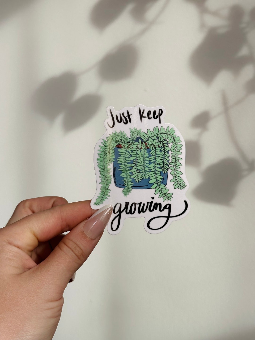Just Keep Growing - 3” Glossy Vinyl Sticker - Etsy