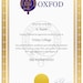 Novelty 'OXFOD' University Degree Certificate - Etsy