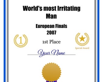 Novelty 'OXFOD' University Degree Certificate - Etsy