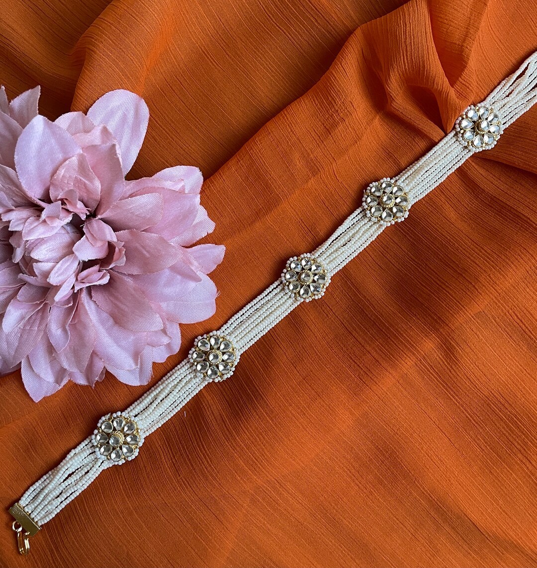 Sheeshphool Pearls Kundan,white Mathapatti,pakistani Wedding Jewelry ...