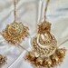 Gold Chandbali/indian Jhumka Earrings/pakistani Multani Earrings ...
