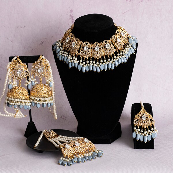 Pakistani Bridal Jewelry Set - Etsy