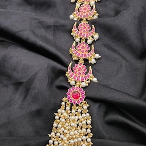 Indian Hair Braid/long Hair Accessory/choti Hair Clip/punjabi Braid ...