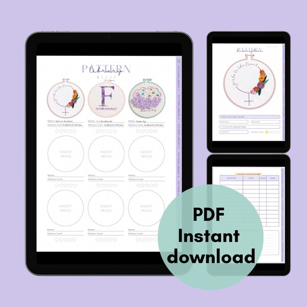 Pdf Embroidery - Etsy