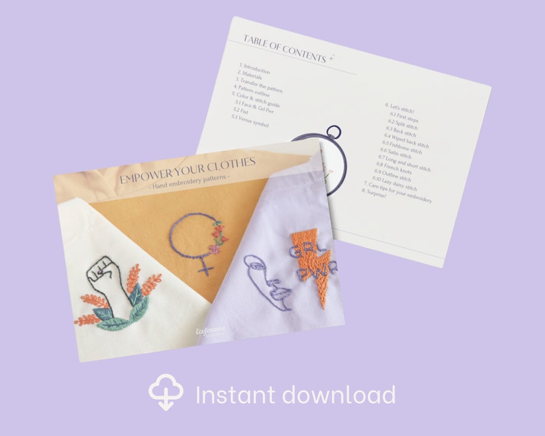 Women Empowerment Embroidery Designs Small, Feminist Embroidery ...