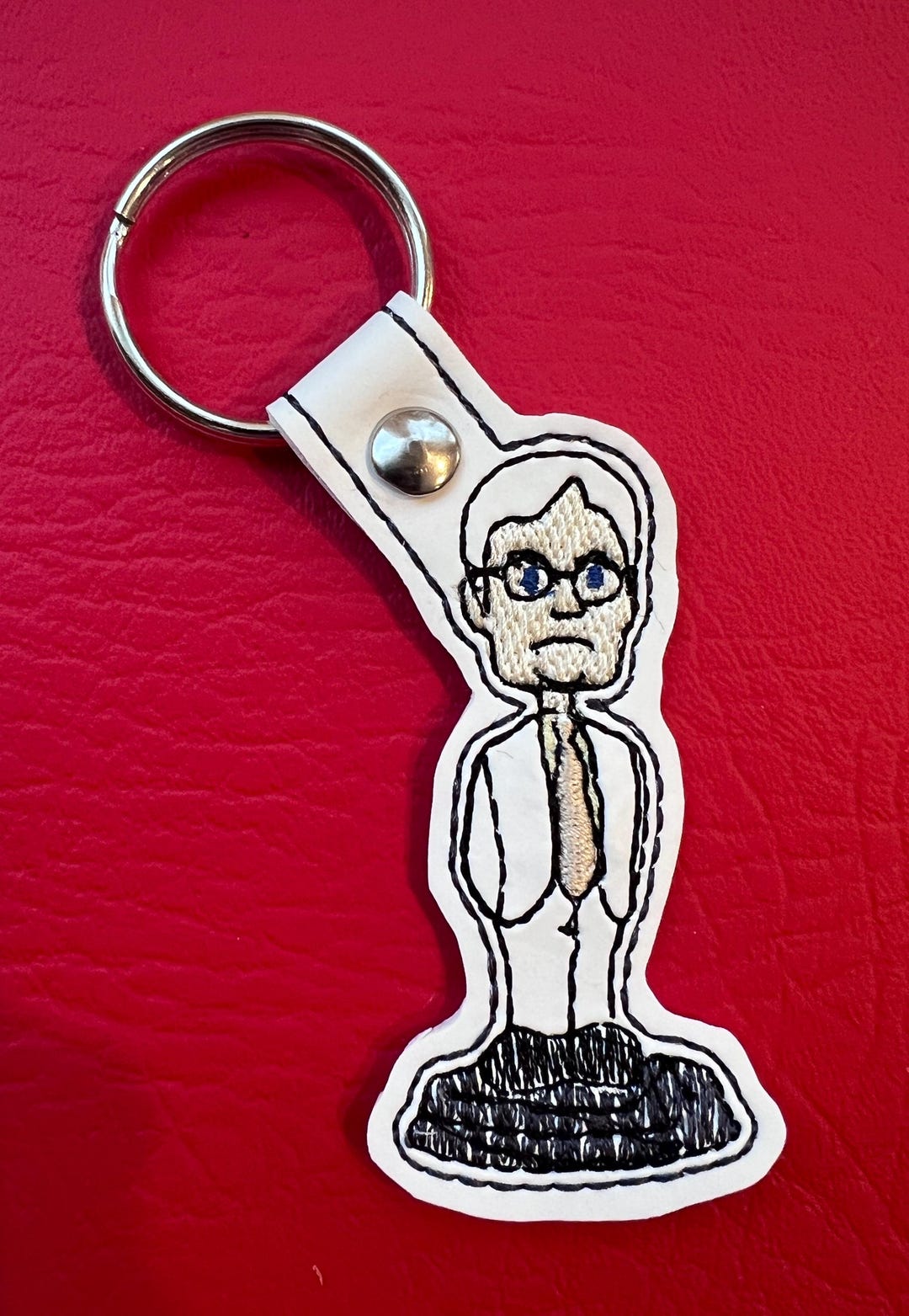 Keychain - Dwight Bobblehead - Etsy