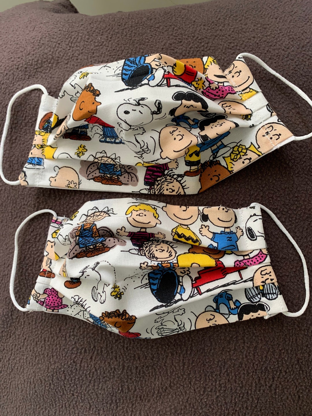 Peanuts Gang Cotton Face Mask - Etsy