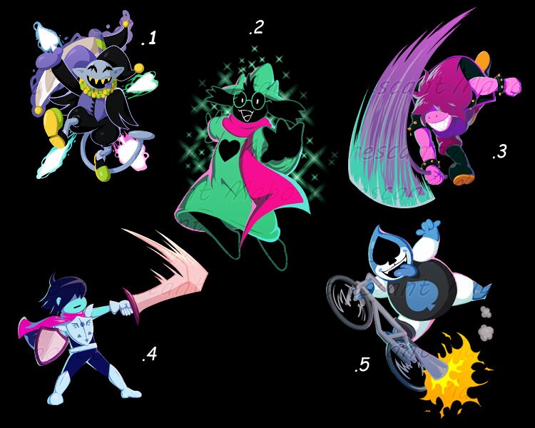 Deltarune Stickers - Etsy