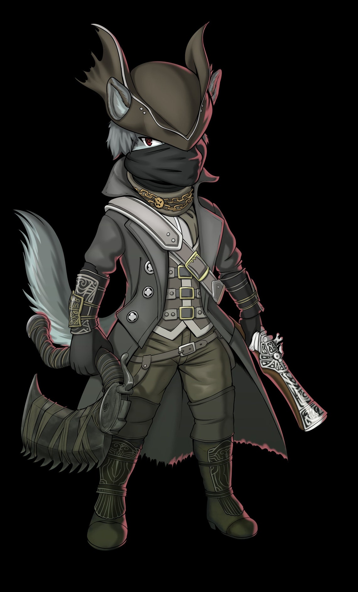Bloodborne Anthro Stickers - Etsy
