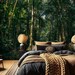 Tropical Forest Wall Mural, Lush Trees Removable Wallpaper (peel and ...
