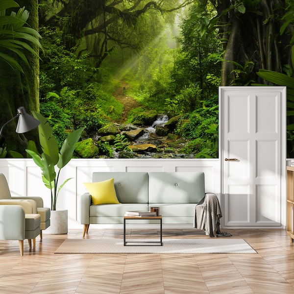 Jungle Wallpaper - Etsy