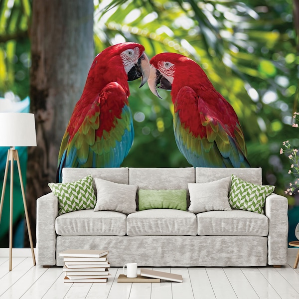 Removable Wallpaper Birds - Etsy