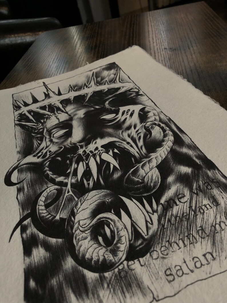 Art Print Jesus Christ Scary Creepy Wall Art - Etsy