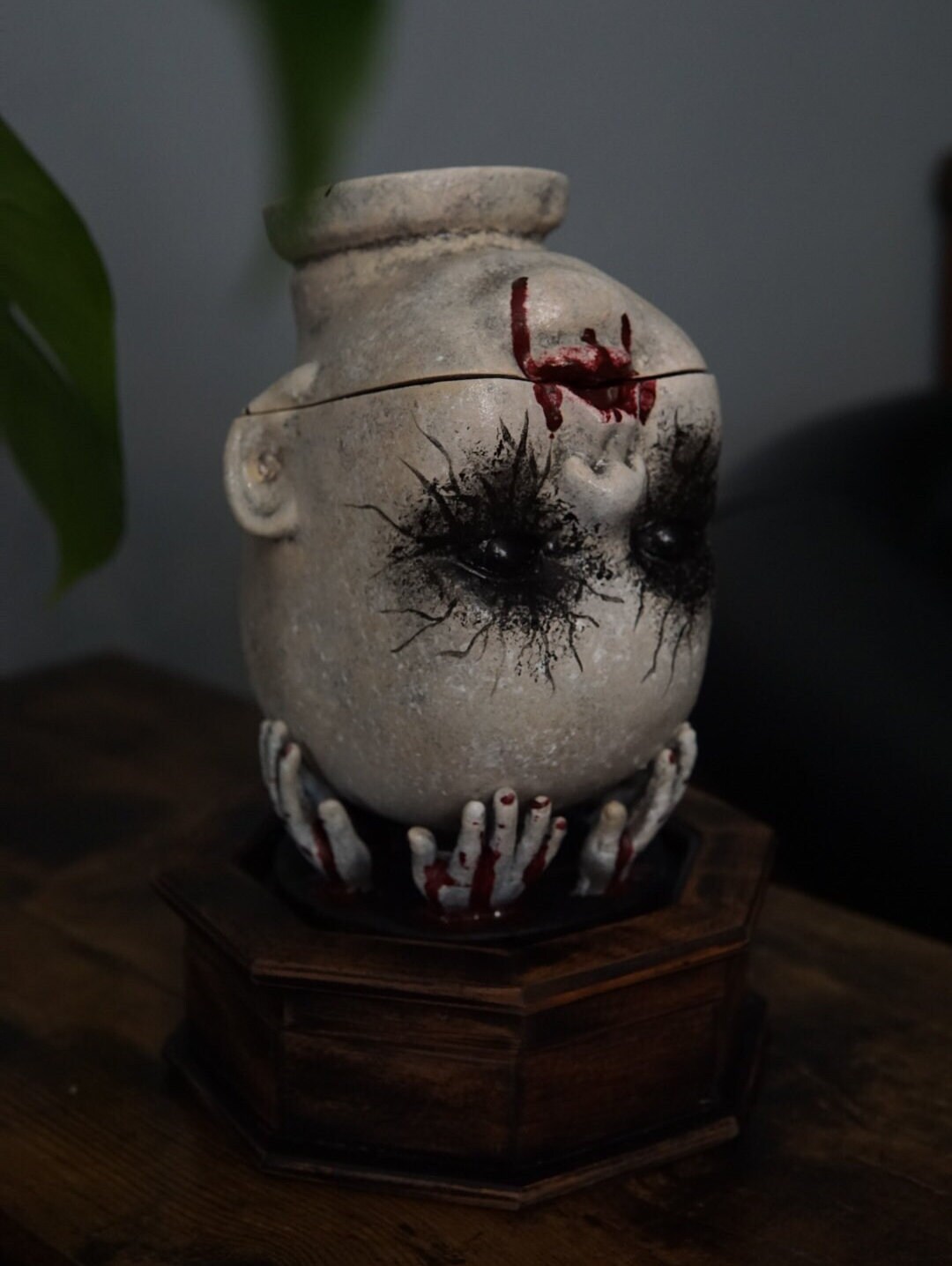 Box Baby Doll Head, Gothic Decor, Wood Box, Scary, Creepy Box - Etsy