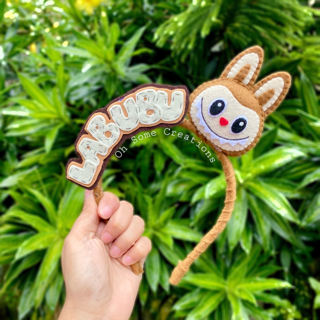 Labubu Felt Headband, Labubu Head Piece, Labubu Accessories - Etsy