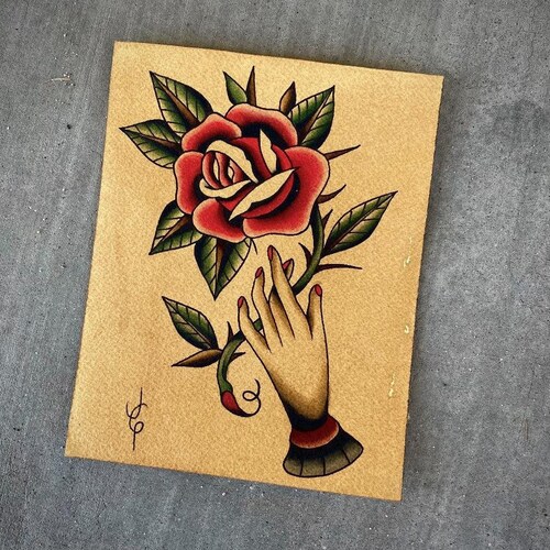 Tattooing Frogs American Traditional Tattoo Flash Print - Etsy