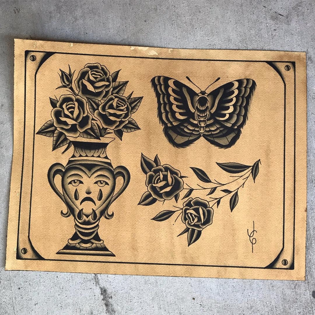 American Traditional Heart