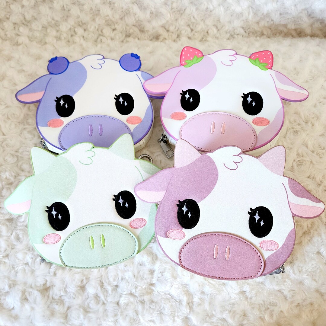 Kawaii Fruit Cow Inspired Wristlet - Etsy