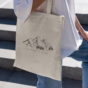 Reusable Thick Woven Tote Bag Made in Poland , Za Gorami Za Lasami ...