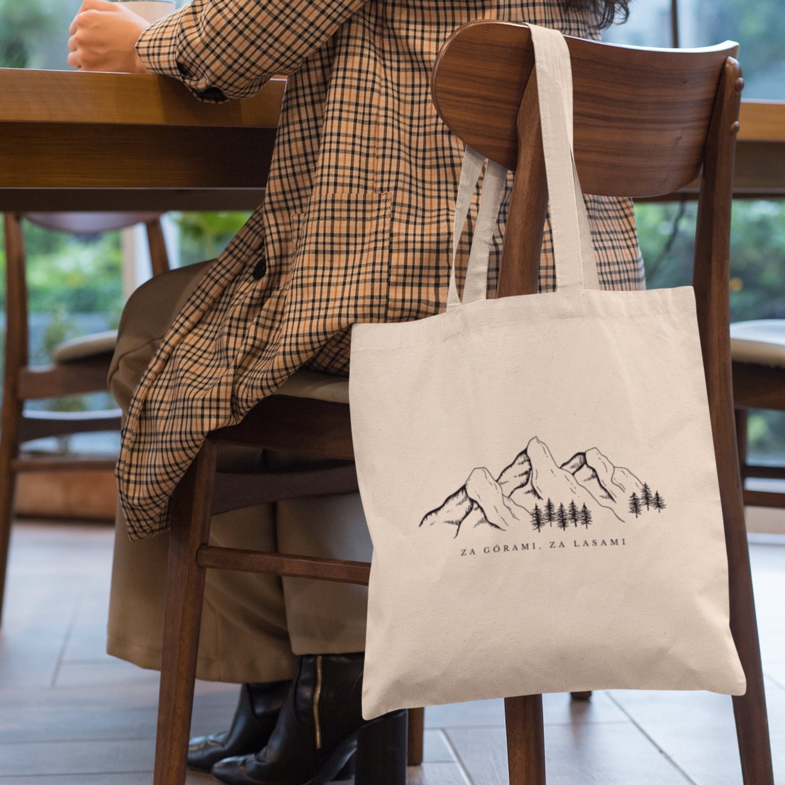 Reusable Thick Woven Tote Bag Made in Poland , Za Gorami Za Lasami ...