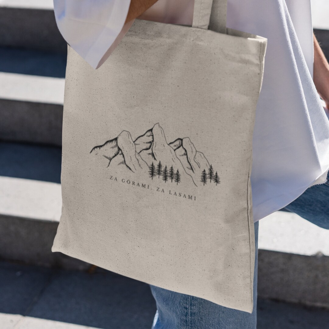 Reusable Thick Woven Tote Bag Made in Poland , Za Gorami Za Lasami ...