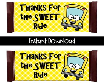 School Bus Teacher Appreciation Week Printable Bus Driver Appreciation ...