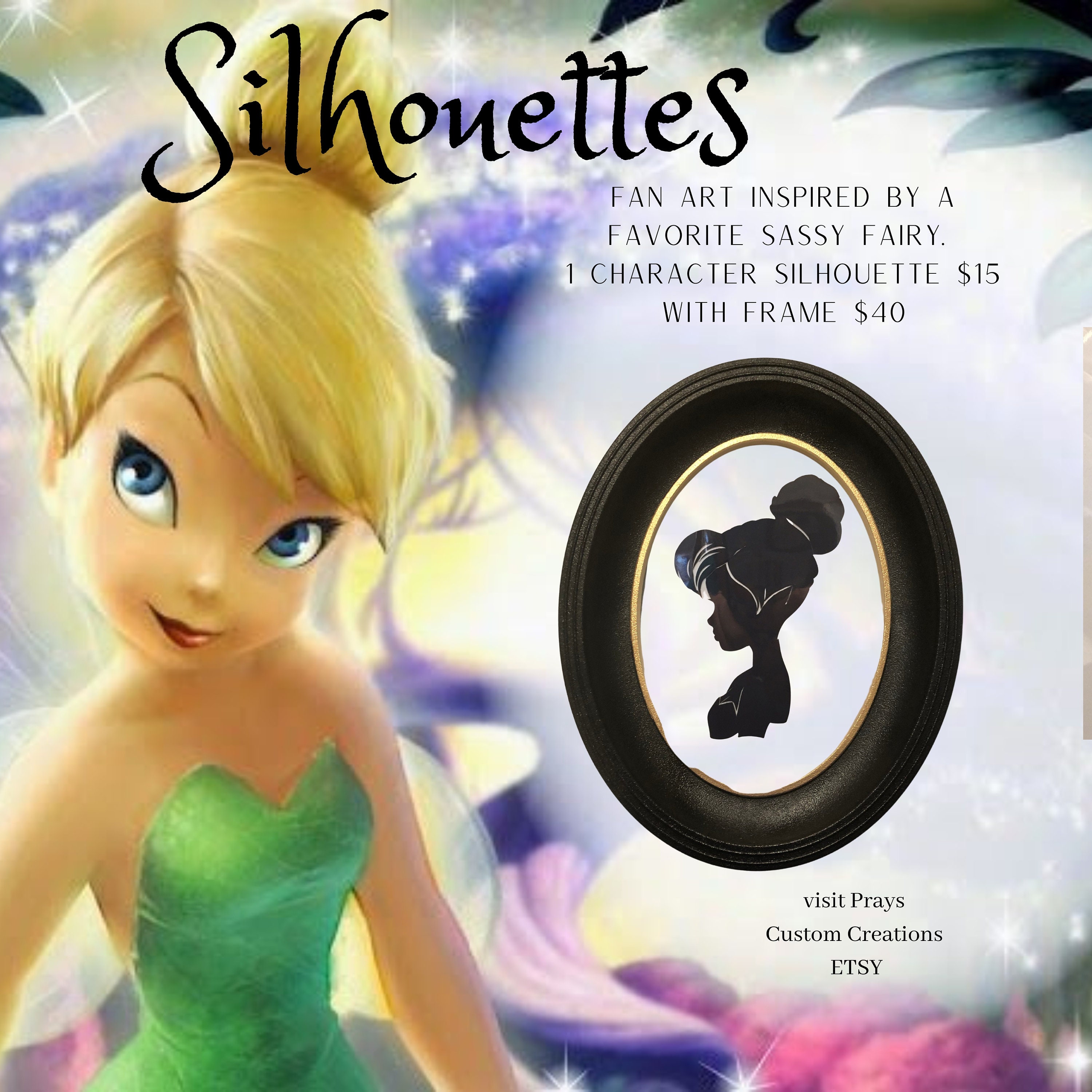 Tinkerbell Fan Art Created by Former Disney Artist Miss Beth - Etsy