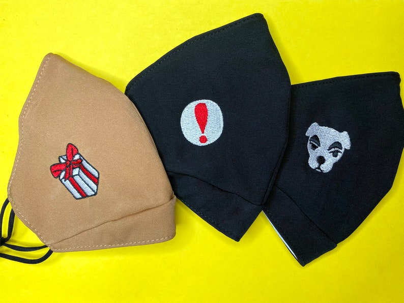 Animal Crossing Face Mask Animal Crossing Mask Mask With - Etsy