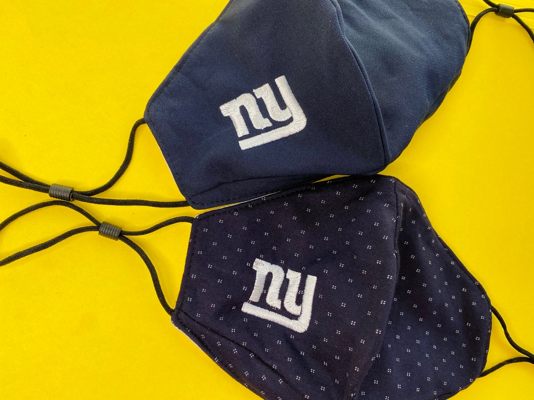 New York Giants Face Mask Embroidered Face Mask With Filter Pocket and ...