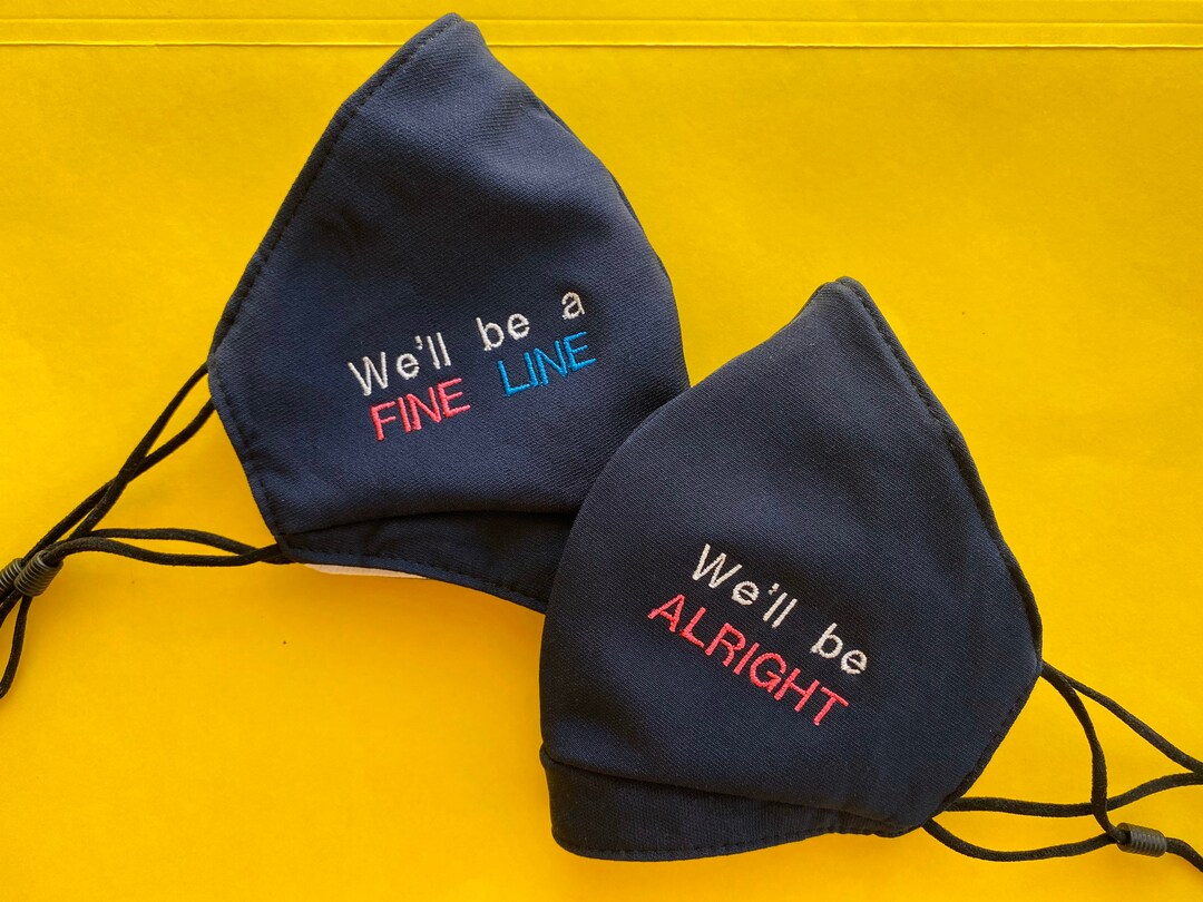 Fine Line Face Mask Well Be a Fine Line Face Mask Well - Etsy