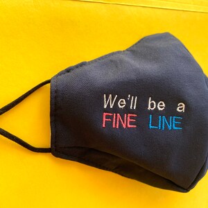 Fine Line Face Mask Well Be a Fine Line Face Mask Well - Etsy