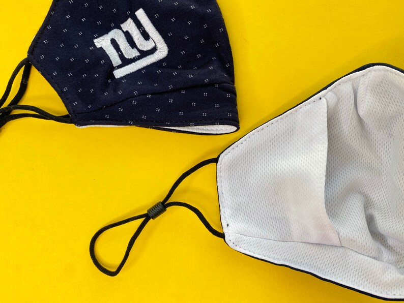 New York Giants Face Mask Embroidered Face Mask With Filter - Etsy