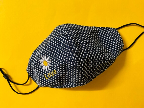 Daisy Face Mask Love Face Mask Faith Mask Hope Face Mask | Etsy