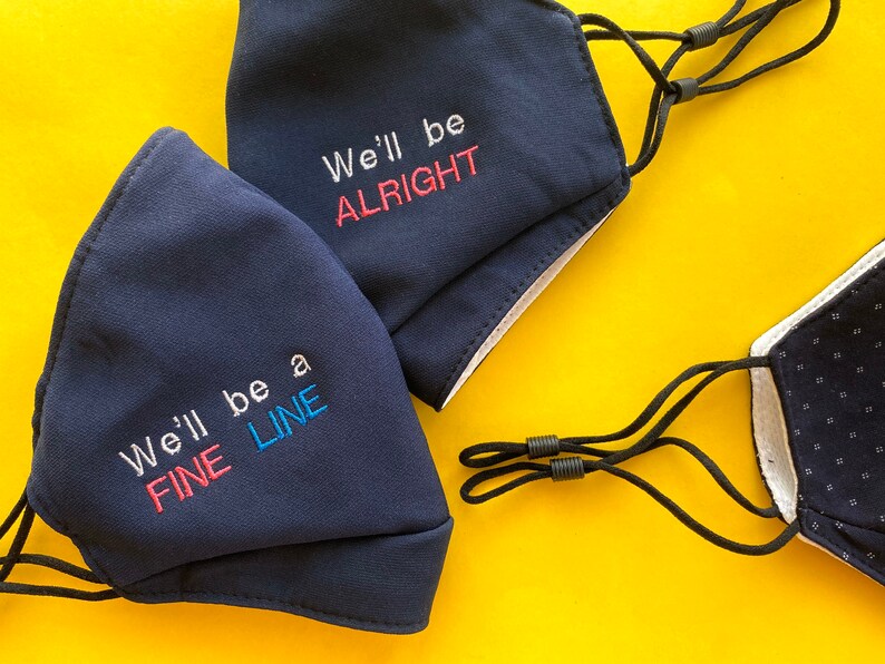 Fine Line Face Mask Well Be a Fine Line Face Mask Well | Etsy