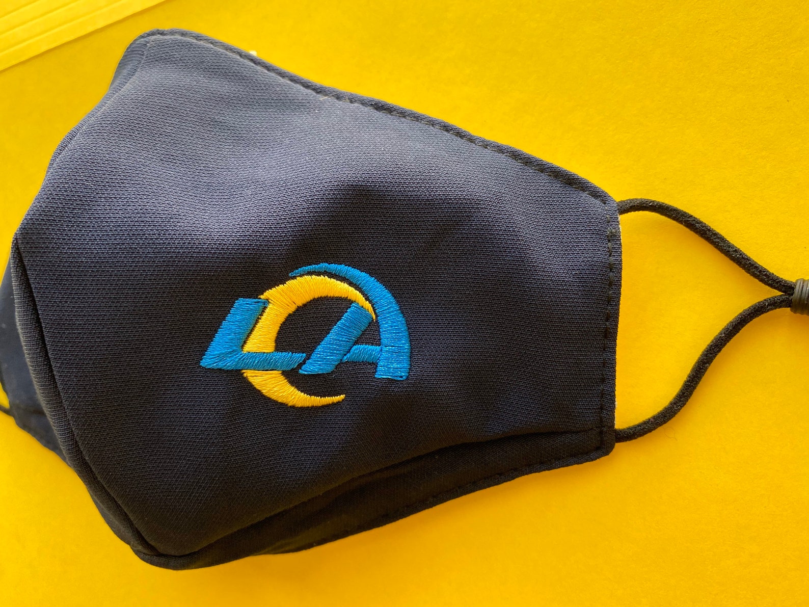 LA Rams Face Mask Los Angeles Rams Mask NFL Mask Rams | Etsy