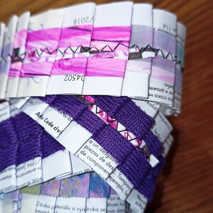 1 Yard Trashy Paper Ruffle Rolls Mixed Media Paper Rolls | Etsy