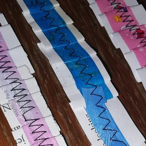 1 Yard Trashy Paper Ruffle Rolls Mixed Media Paper Rolls | Etsy