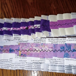 1 Yard Trashy Paper Ruffle Rolls Mixed Media Paper Rolls | Etsy